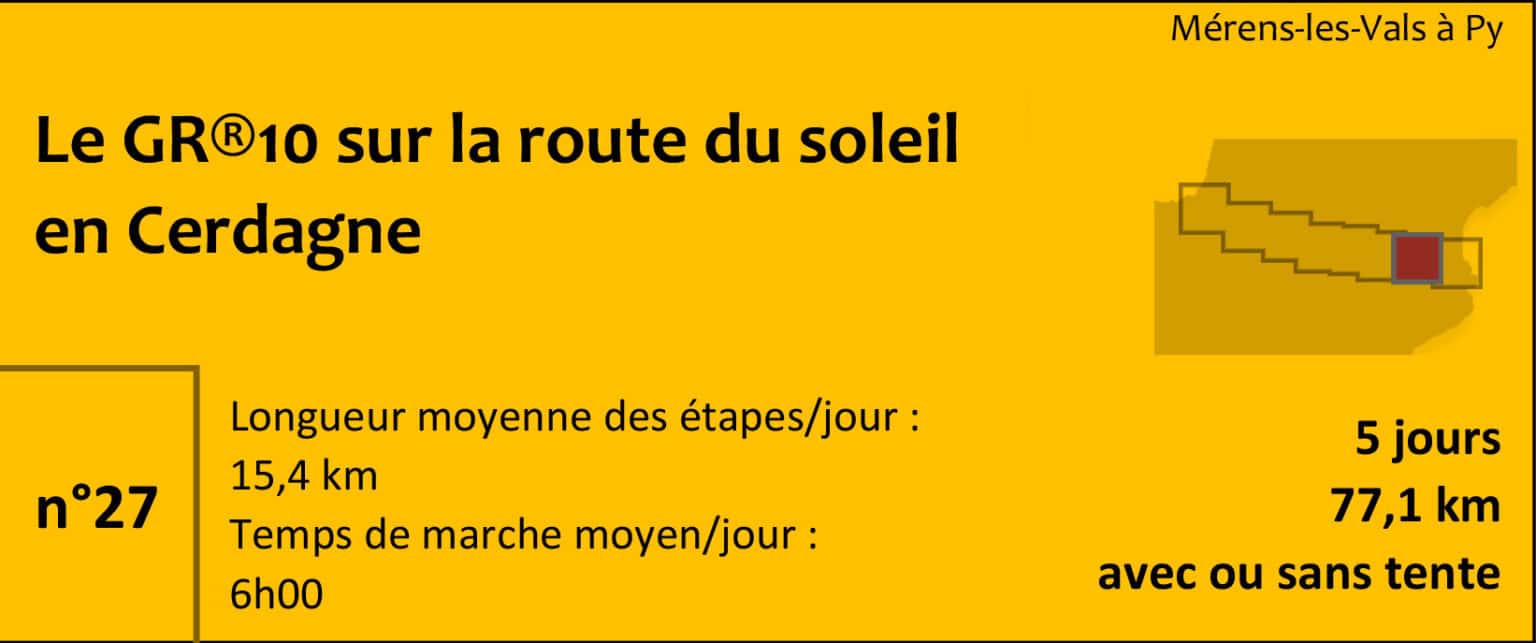Les étapes du GR10 - La grande traversée des Pyrénées